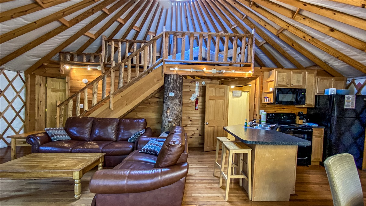Yurt Interior Loft