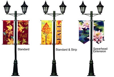 Decorative Light Pole Banners | Shelly Lighting